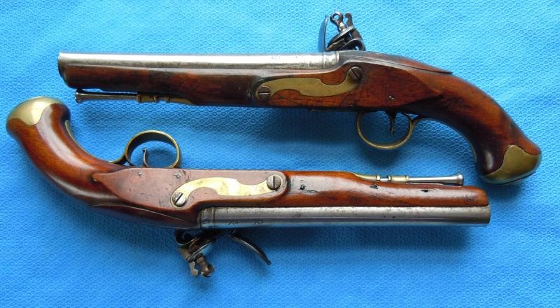 Pembroke Fine Arms | FINE PAIR OF HEAVY DRAGOON FLINTLOCK PISTOLS circa ...